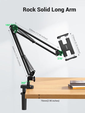 UGREEN iPad and Tablet Holder, Long Arm Mount for Bed and Desk | UGREEN EU
