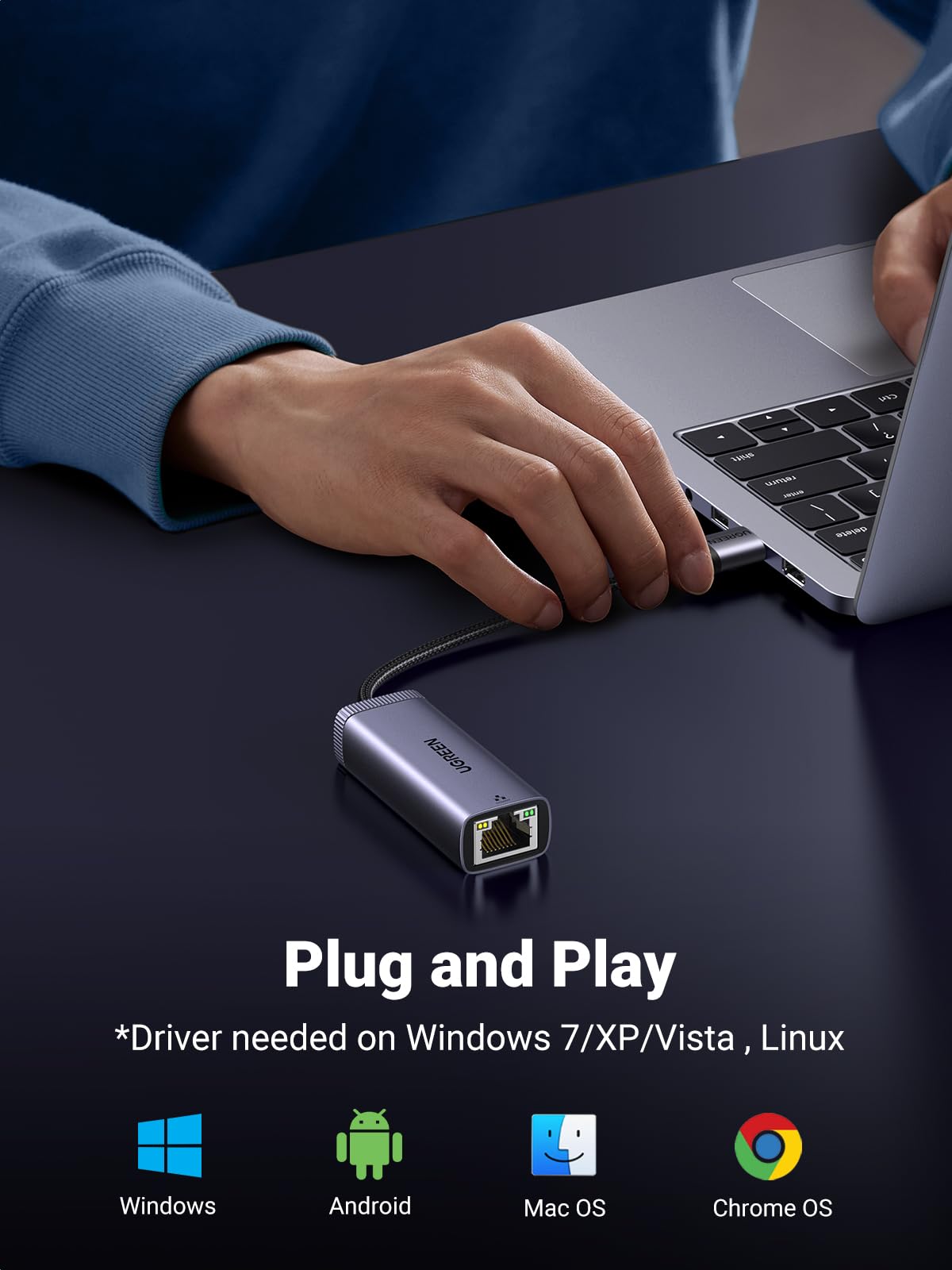 UGREEN USB To Ethernet Adapter USB 3 0 To 10 100 1000 Mbps Gigabit LAN ugreen-usb-to-ethernet-adapter-usb-3-0-to-10-100-1000-mbps-gigabit-lan